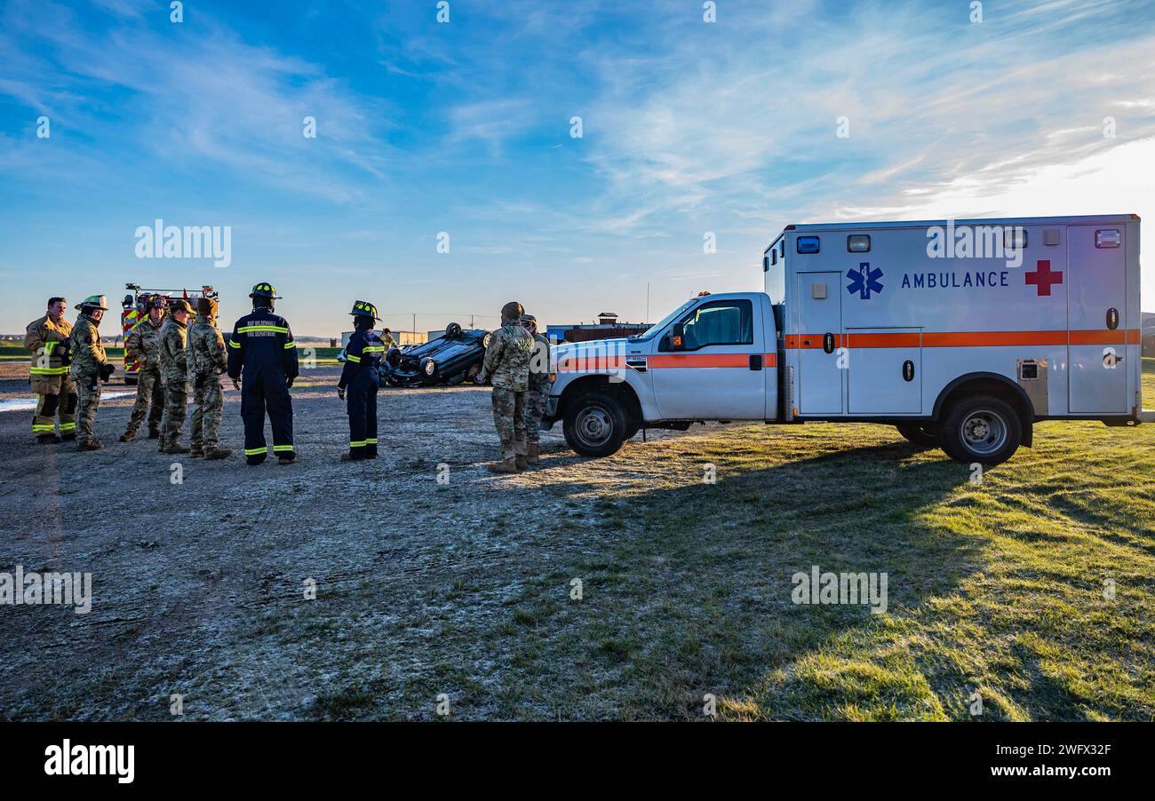 U.S. Air Force 100th Civil Engineer Squadron fire protection ...