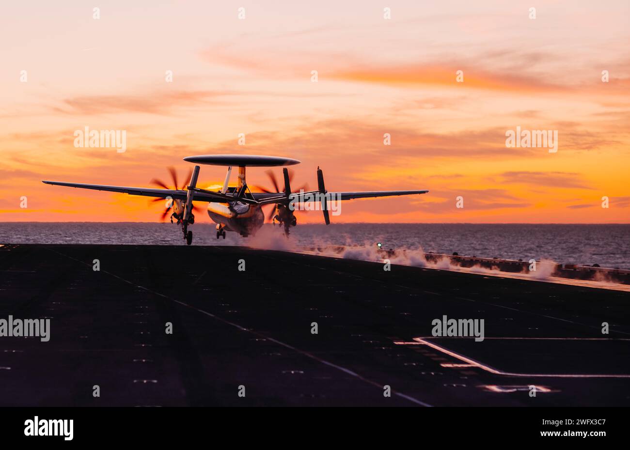 An E-2D Hawkeye attached to Airborne Command and Control Squadron (VAW ...