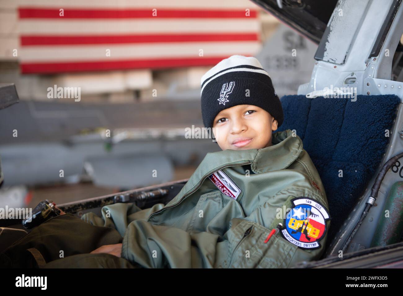 Pilot for a Day, Alexander “Freeze” Winters poses for a photo in the ...