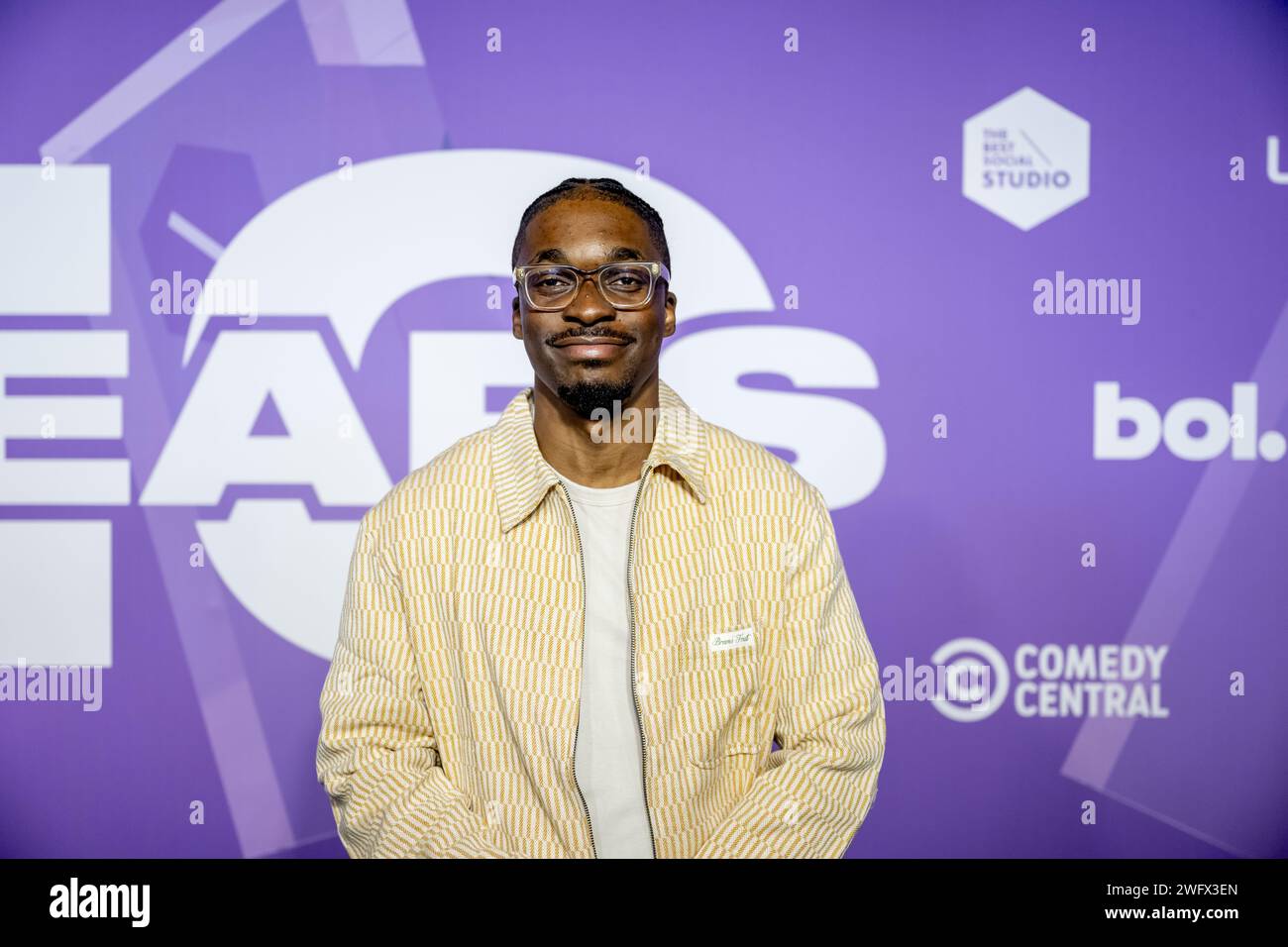AMSTERDAM - 01/02/2024, Defano Holwijn on the red carpet of The Best ...