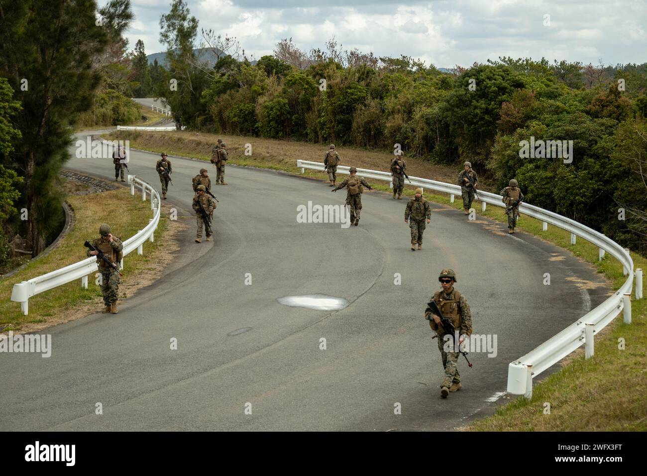 U.S. Marines with 3rd Maintenance Battalion, 3rd Sustainment Group ...