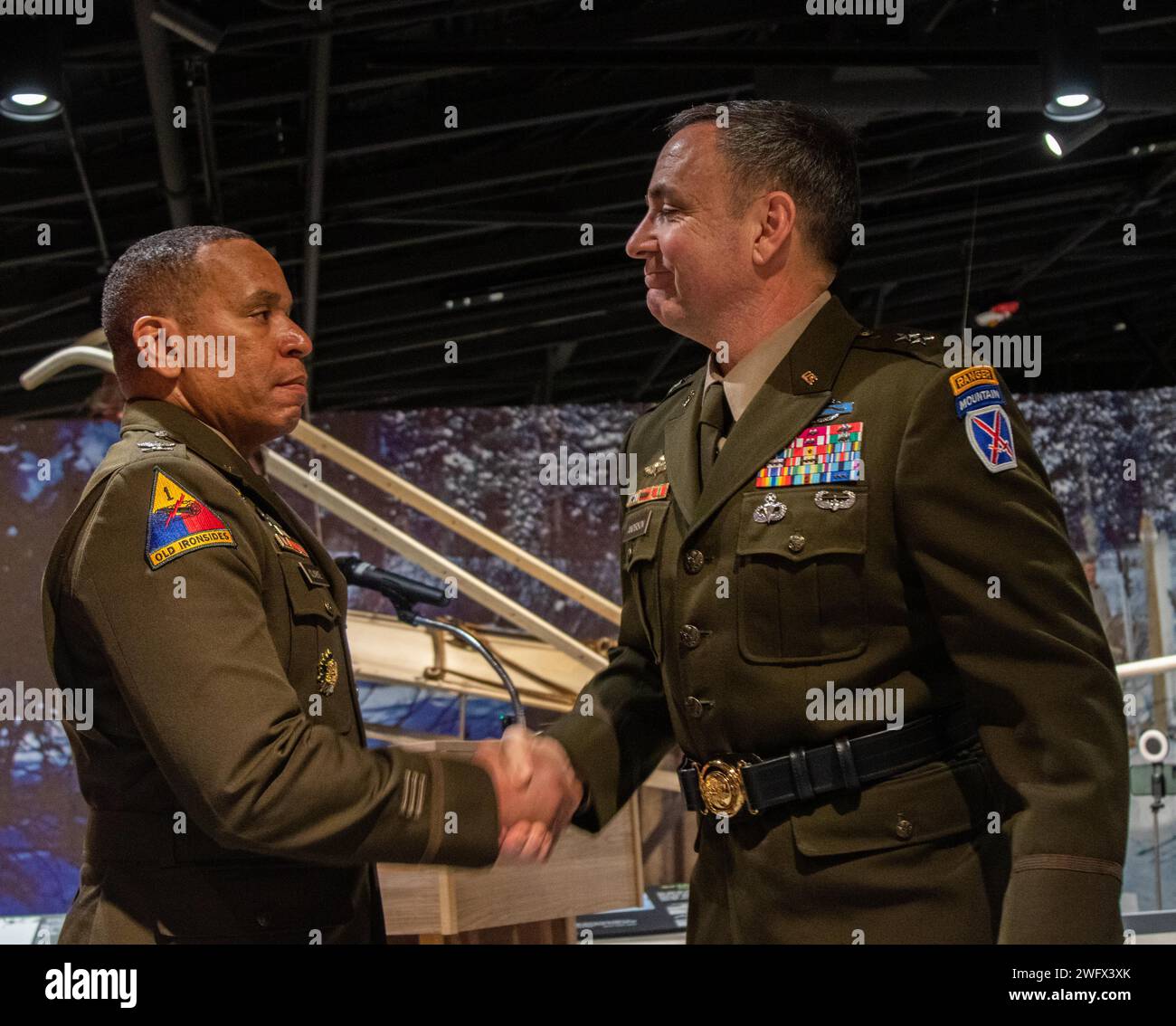 Brig. Gen. Kendall Clarke, deputy commanding general of the 10th ...