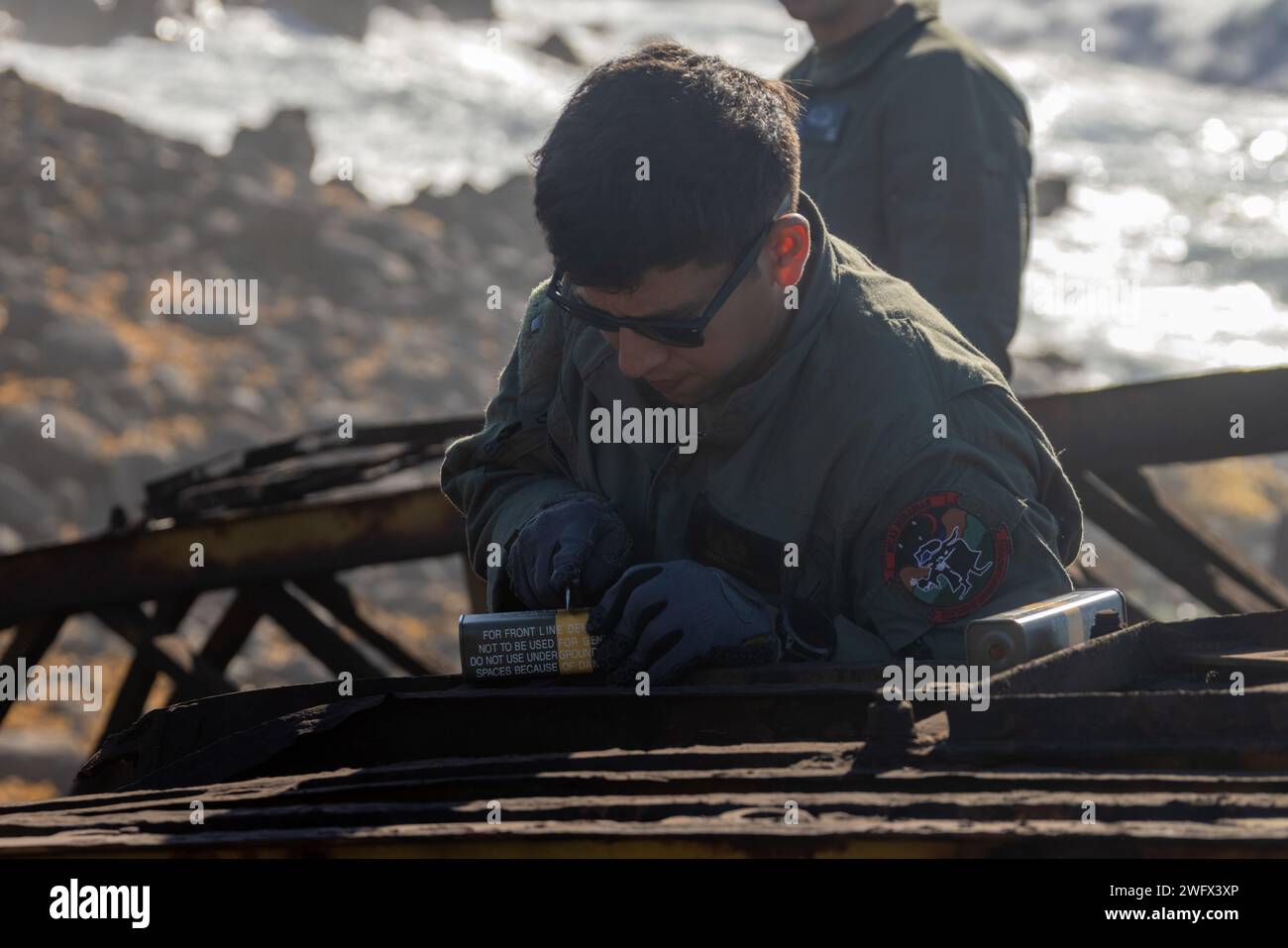 U.S. Marine Corps Sgt. Ismael CisnerosHernandez, an explosive ordnance ...