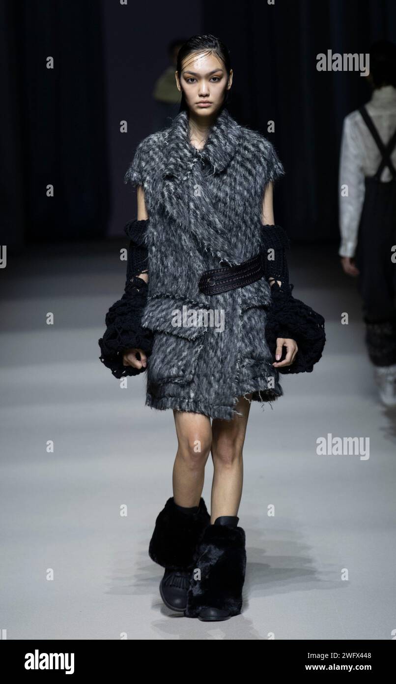 Seoul, South Korea. 1st Feb, 2024. South Korean model cat walk during a ...