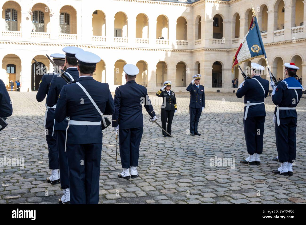 PARIS (Jan. 24, 2024) - Chief of Naval Operations Adm. Lisa Franchetti ...