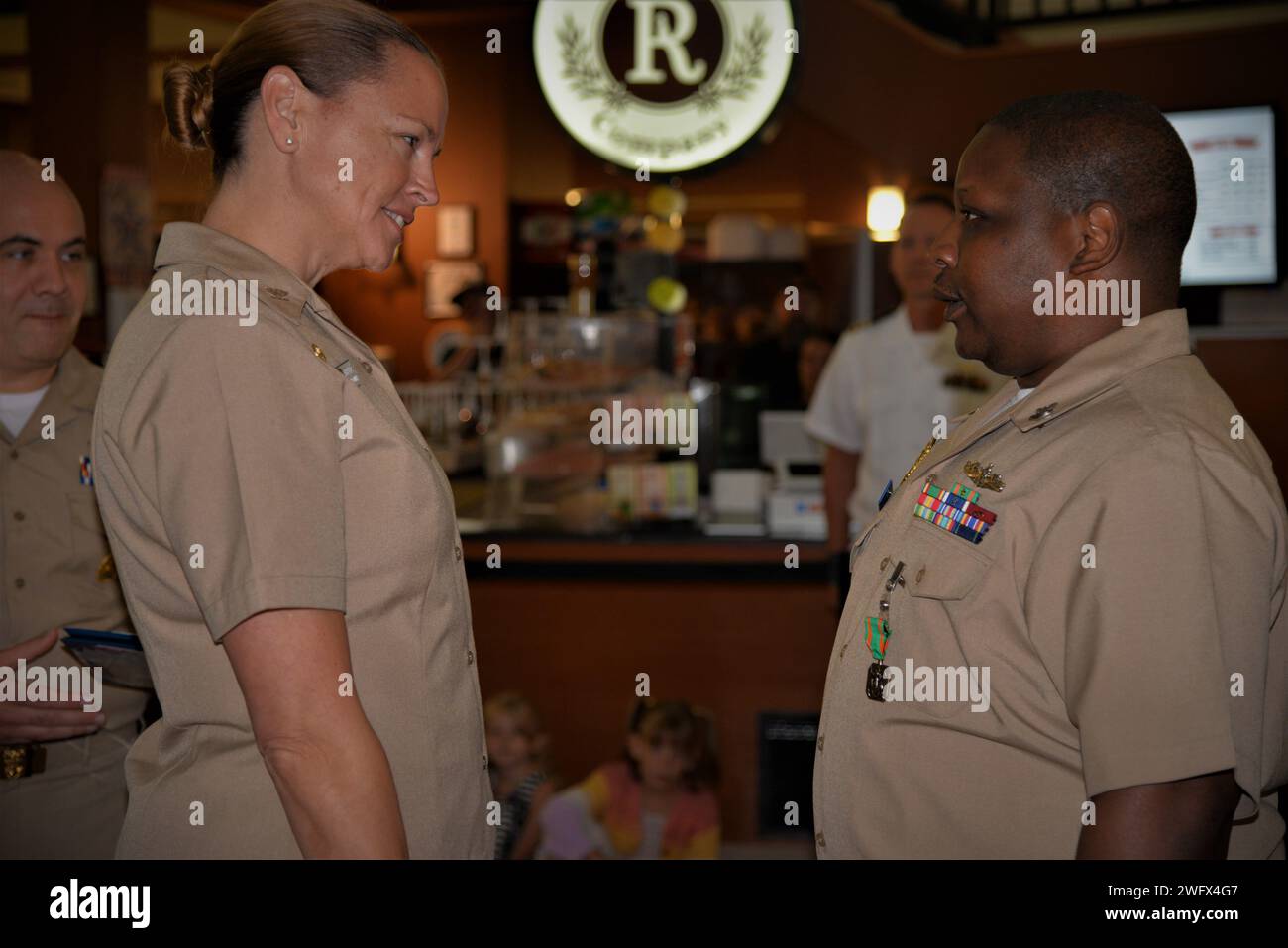 MM1 Brown awarded the Navy and Marine Corps Achievement Medal from ...