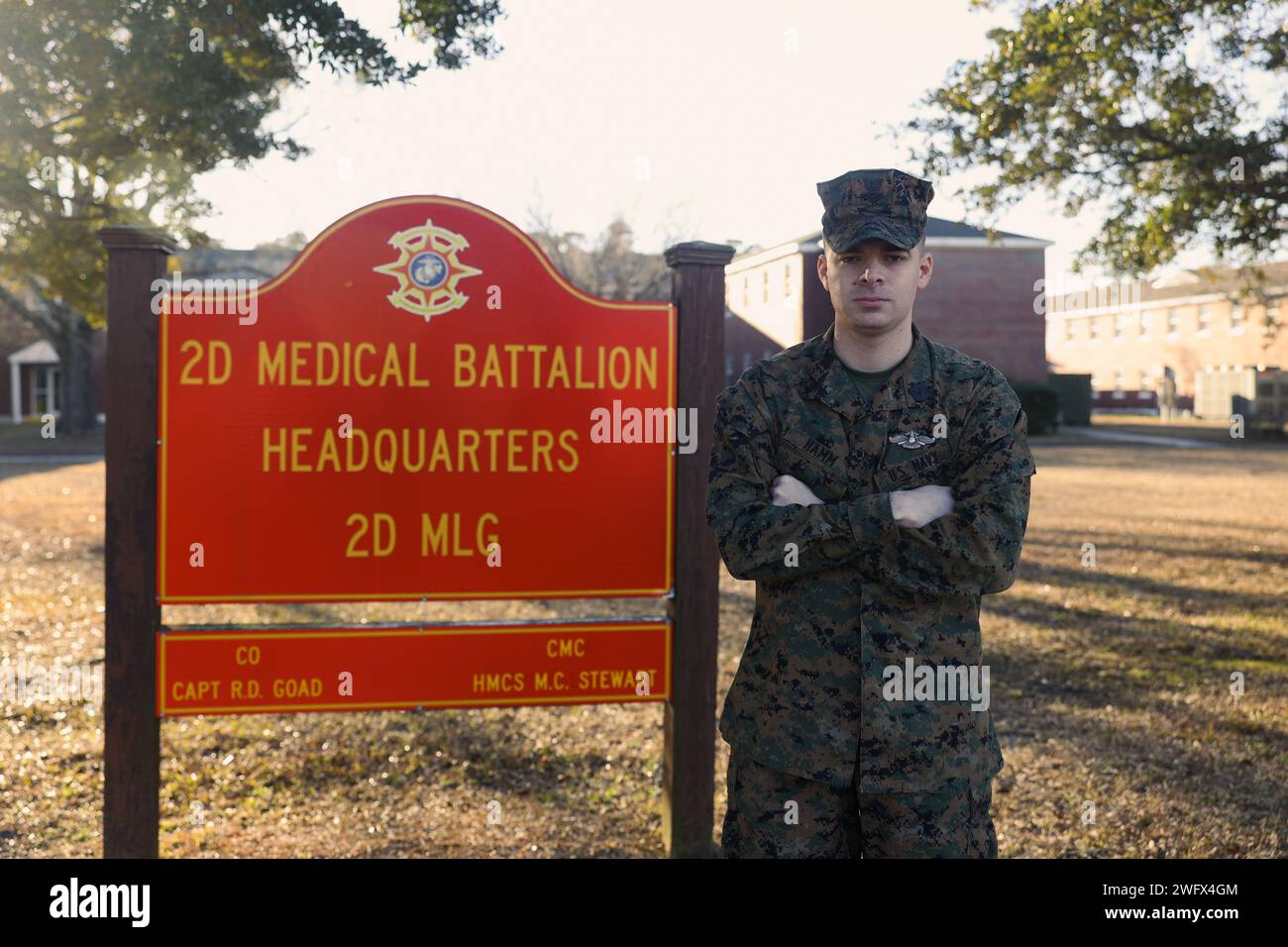 U.S. Navy Hospital Corpsman 2nd Class Aaron Hamm, an Awards Clerk with ...