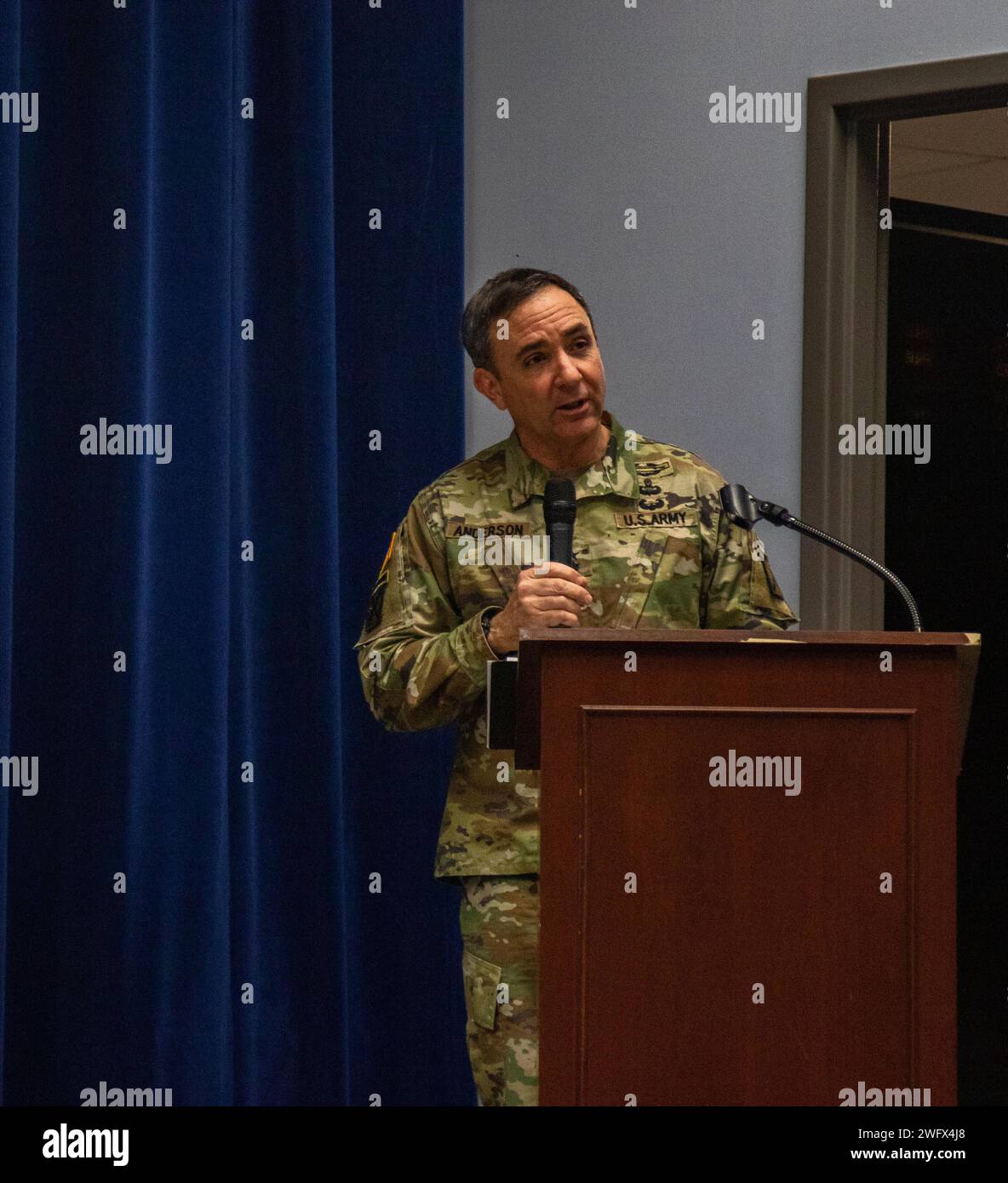 Maj. Gen. Gregory Anderson, 10th Mountain Division Commanding General ...