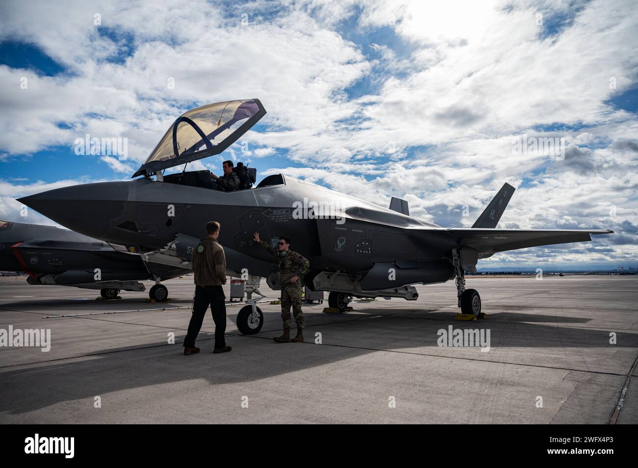 U.S. Air Force Airman assigned to the 421st Fighter Generation Squadron ...
