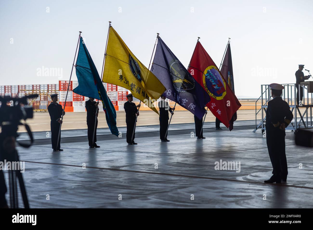 Japan Maritime Self-Defense Force members with Fleet Air Wing 31 ...