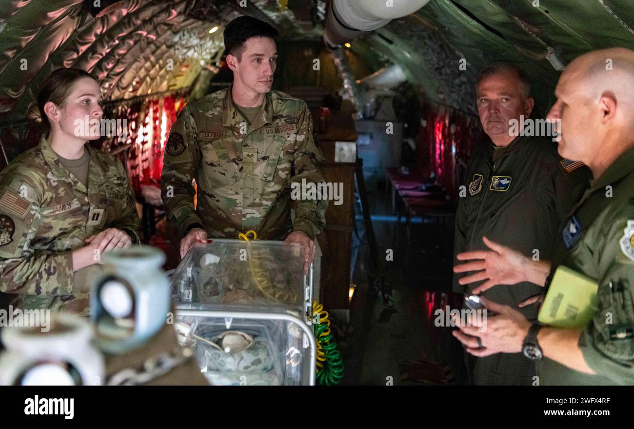 U.S. Air Force Capt. Danielle James, left, 18th Healthcare Operations ...