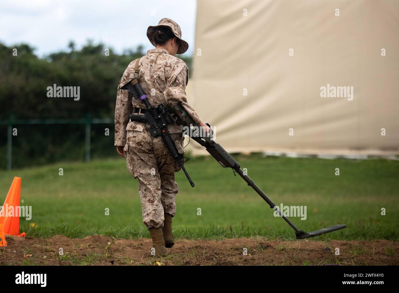 U.S. Marine Corps Staff Sgt. Miranda K. GarciaRivera, a distribution ...