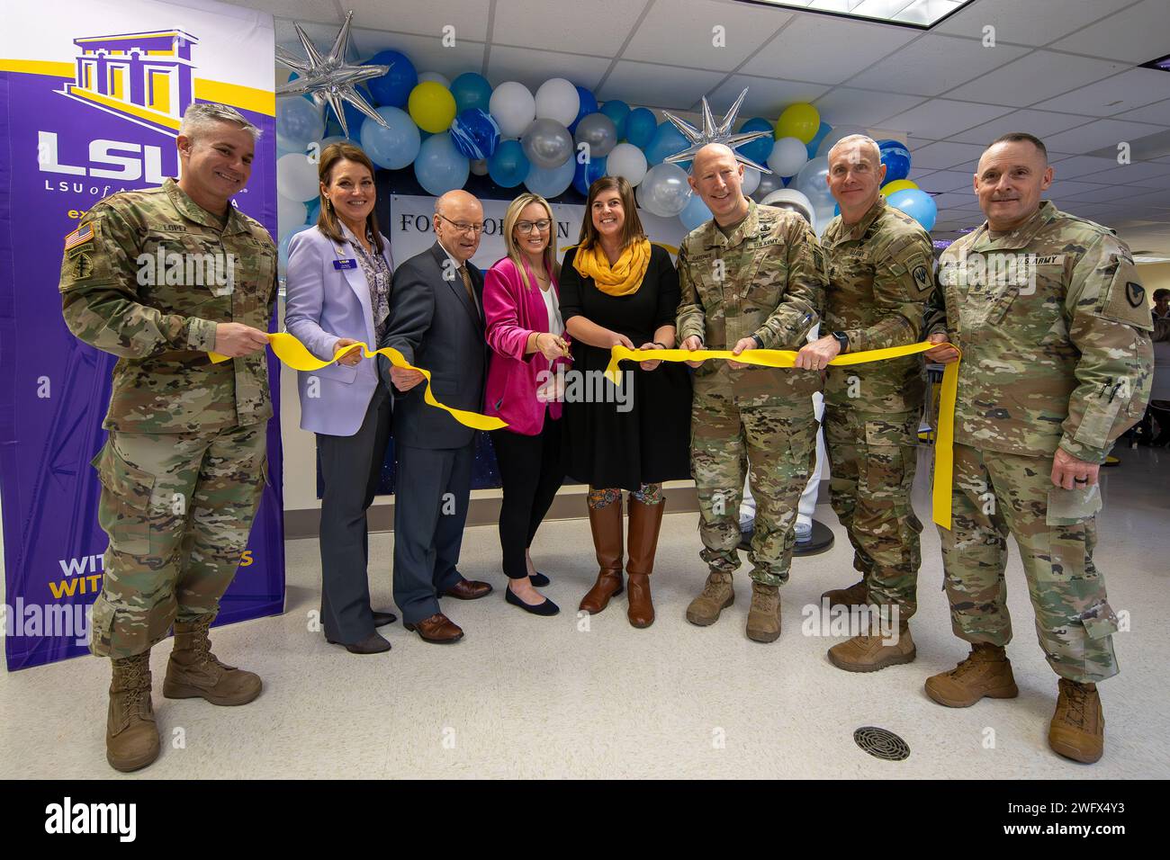Starbase ribbon cutting hi-res stock photography and images - Alamy