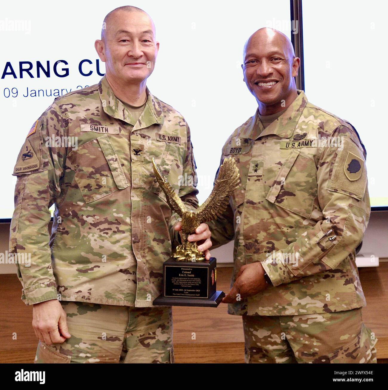 Illinois Army National Guard Col. Eric Smith, the Commander of the 34th ...