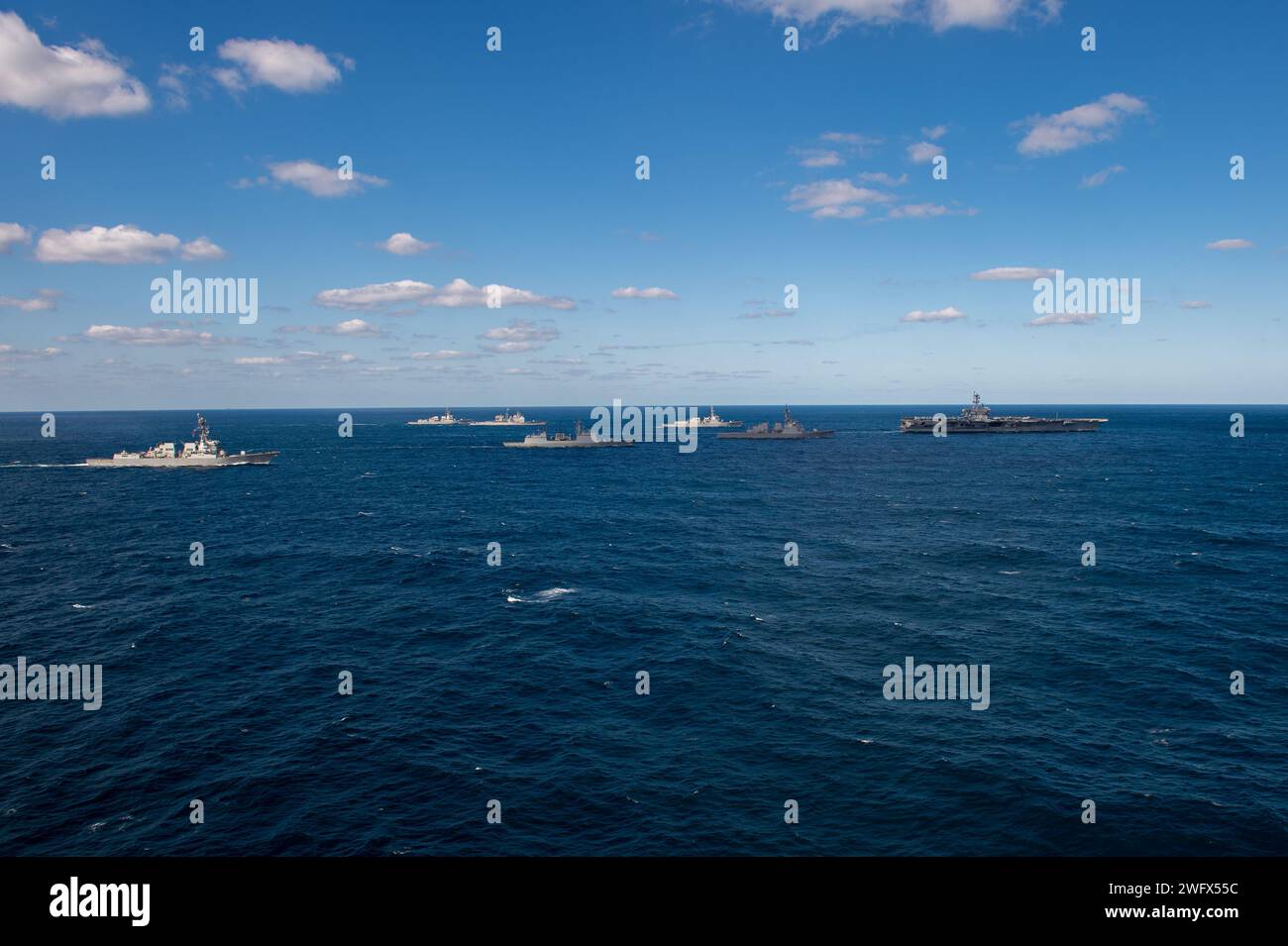 240116-N-IW069-1173 AT SEA (Jan. 16, 2024) Ships from the Japan ...