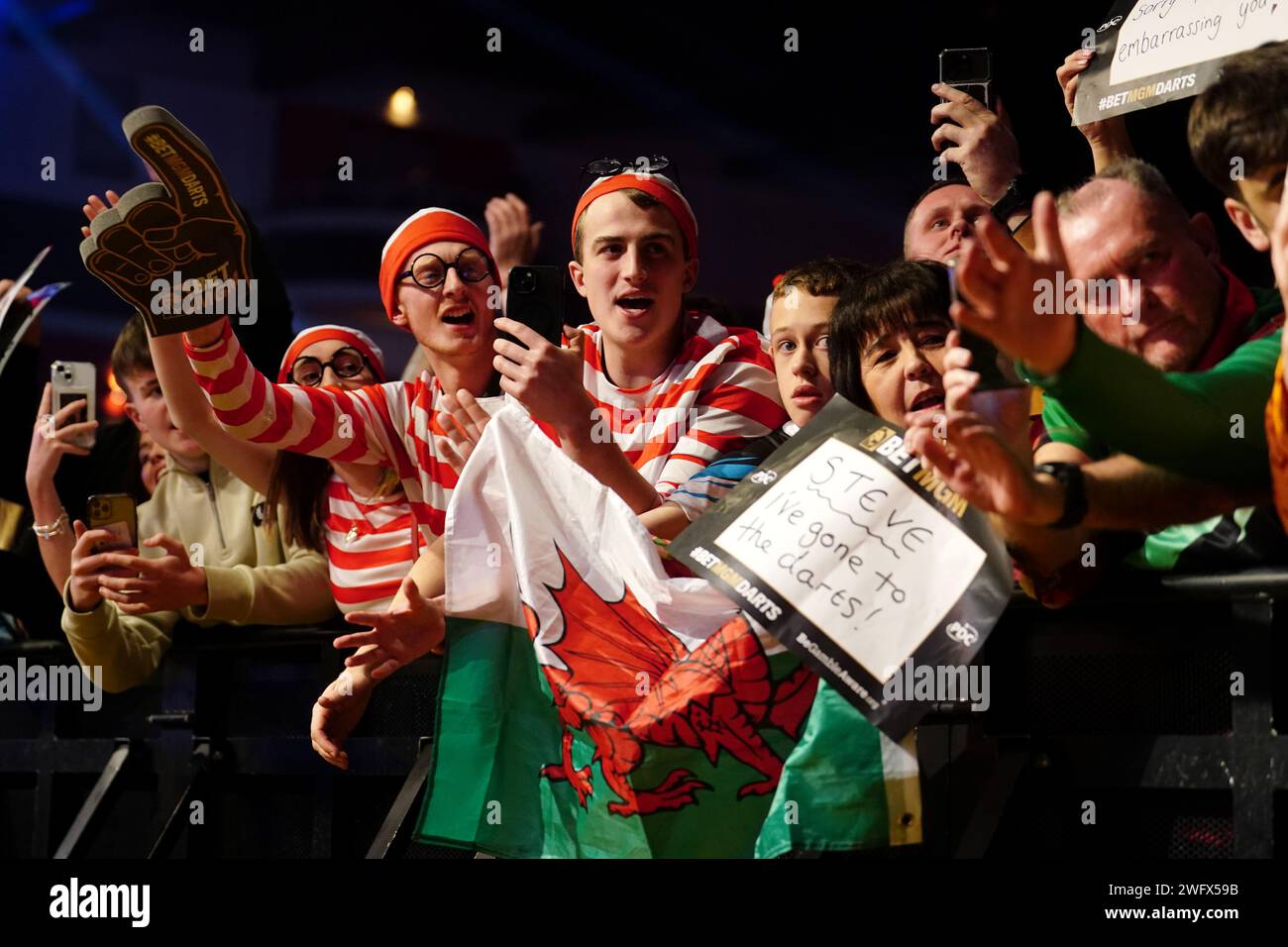 A general view of fans during night one of the 2024 BetMGM Premier ...