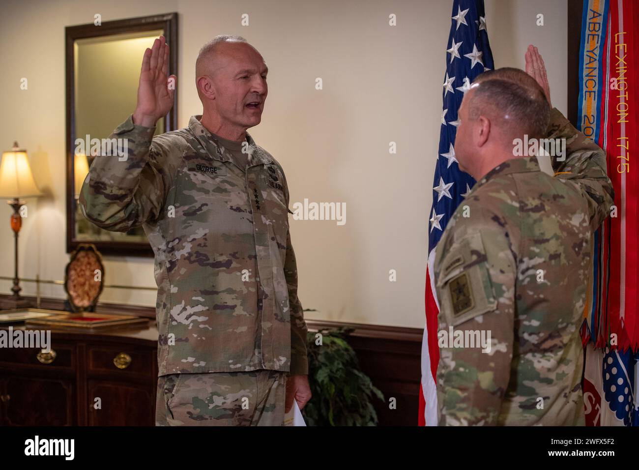 U.S Army Chief of Staff of the Army Gen. Randy A. George hosts the ...