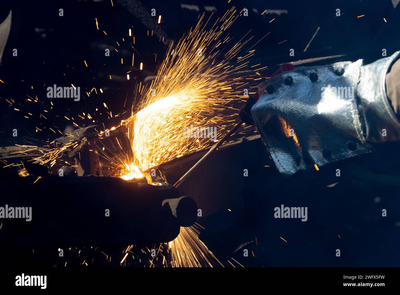 U.S. Marine Corps Cpl. Conlon Kane, a metal worker with Marine Wing ...