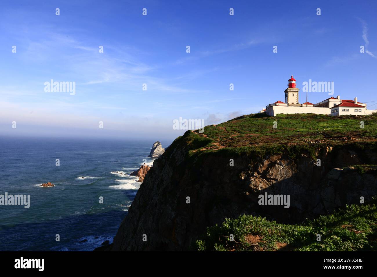 Cabo da Roca is a cape which forms the westernmost point of the Sintra ...