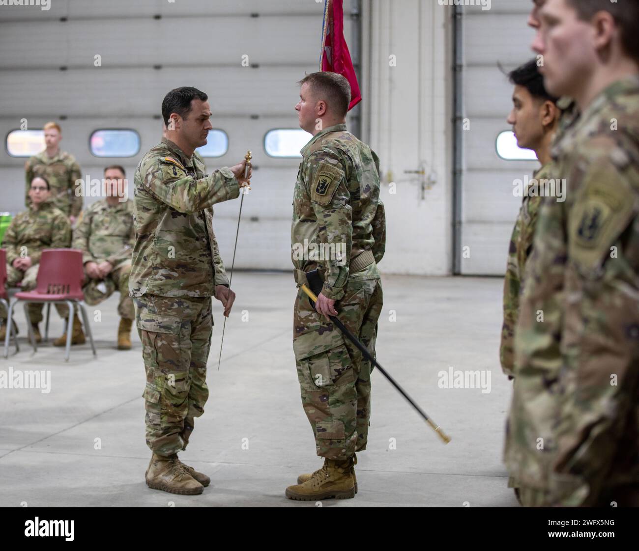 U.S. Army Soldier Staff Sgt. Marcel Arseneau, assigned to Bravo Company ...
