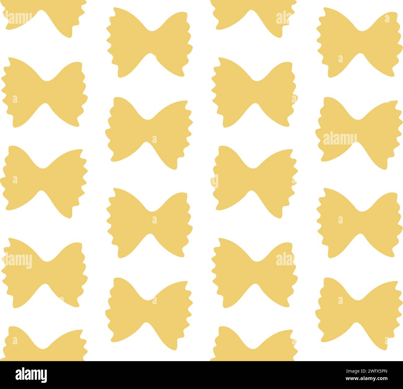 Vector seamless pattern of pasta silhouette Stock Vector Image & Art ...