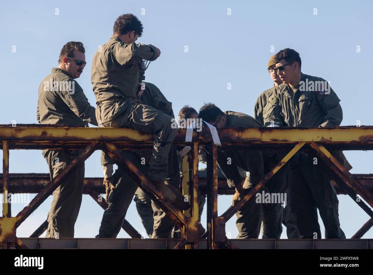 U.S. Marines with Marine Wing Support Squadron (MWSS) 373, Marine Air ...