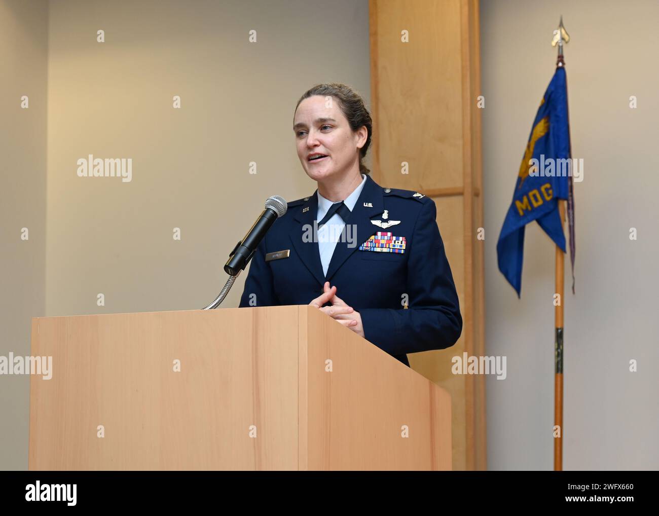U.S. Air Force Col. Karolyn Teufel, 113th Medical Group Commander ...