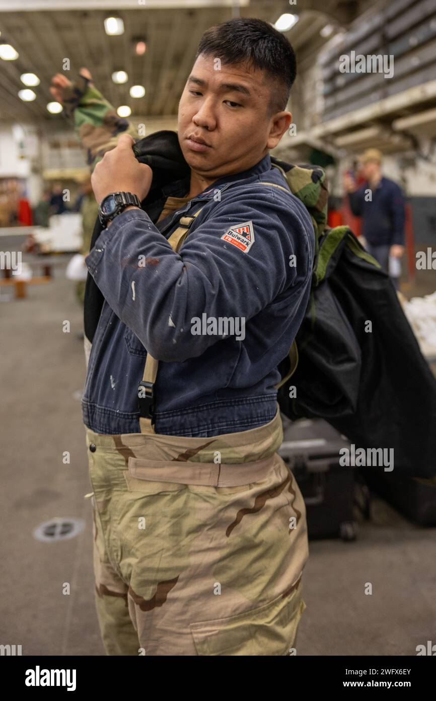 240108-N-FV545-1050 NORFOLK (Jan. 8, 2024) Machinist’s Mate 3rd Class ...