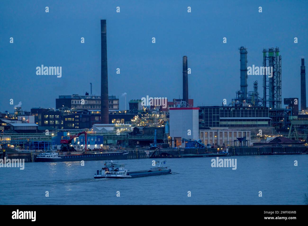 Backdrop of Chempark Leverkusen, Bayer Leverkusen, chemical park ...
