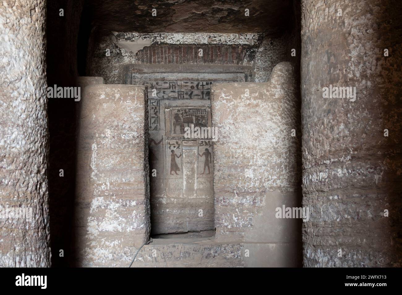 Tombs of The Nobles – Qubbet el Hawa, Aswan, Upper Egypt Stock Photo ...