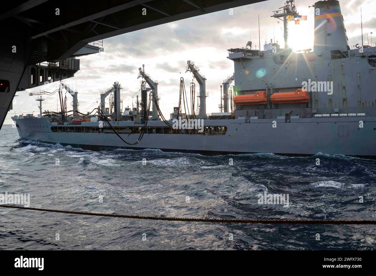 240112-N-TD381-1004 SOUTH CHINA SEA (Jan. 12, 2024) Henry J. Kaiser ...