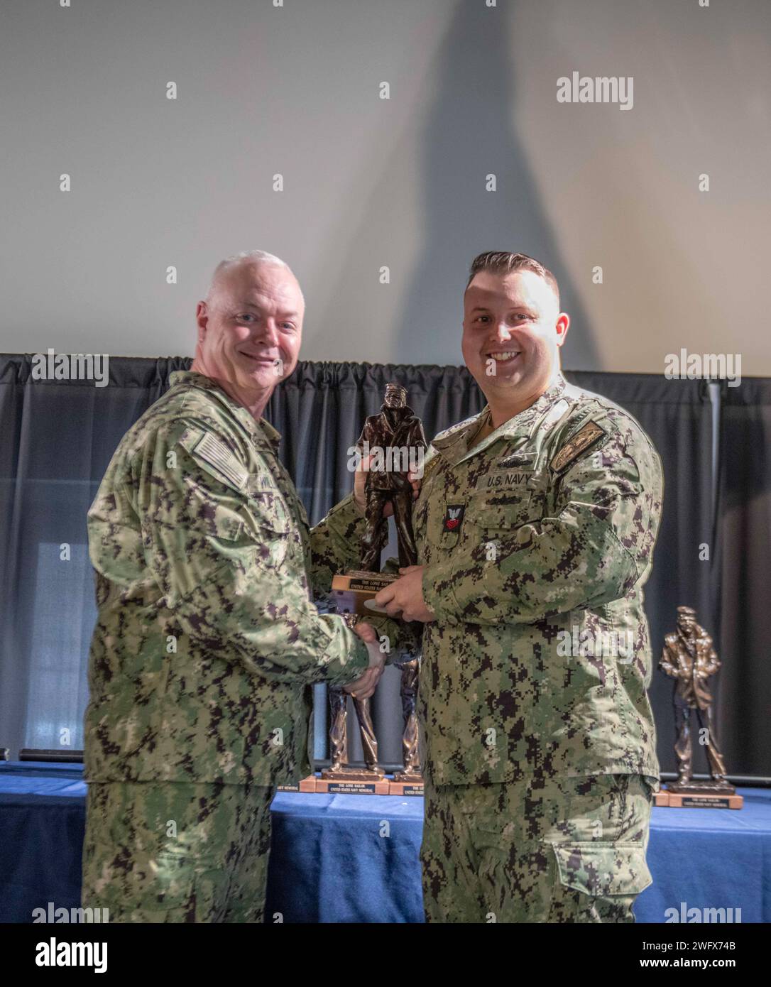 GREAT LAKES, Il. (January 18, 2024) Sailors stationed aboard Naval ...