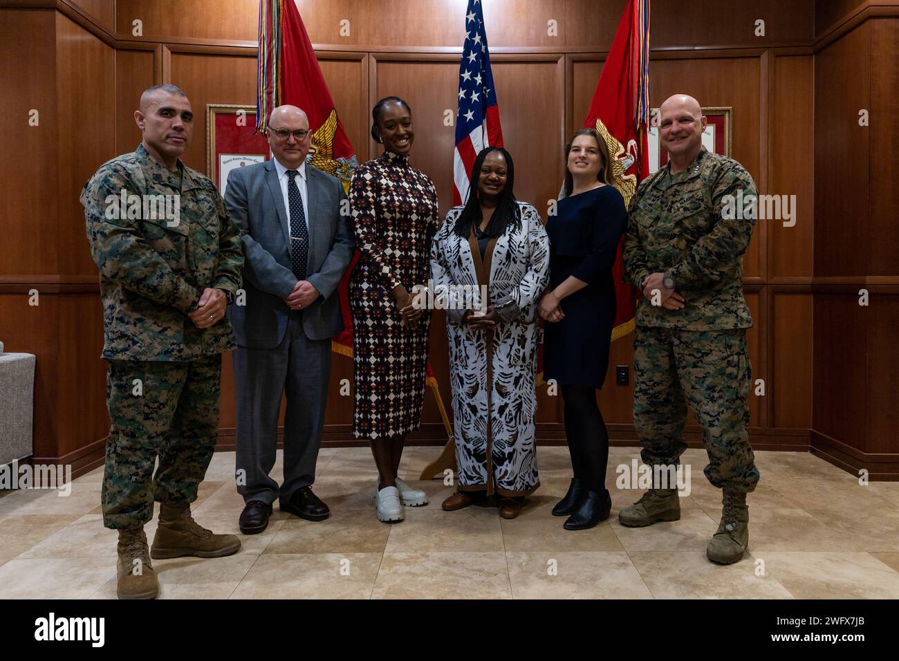 Leaders from the U.S. Department of State and U.S. Marine Corps Forces ...
