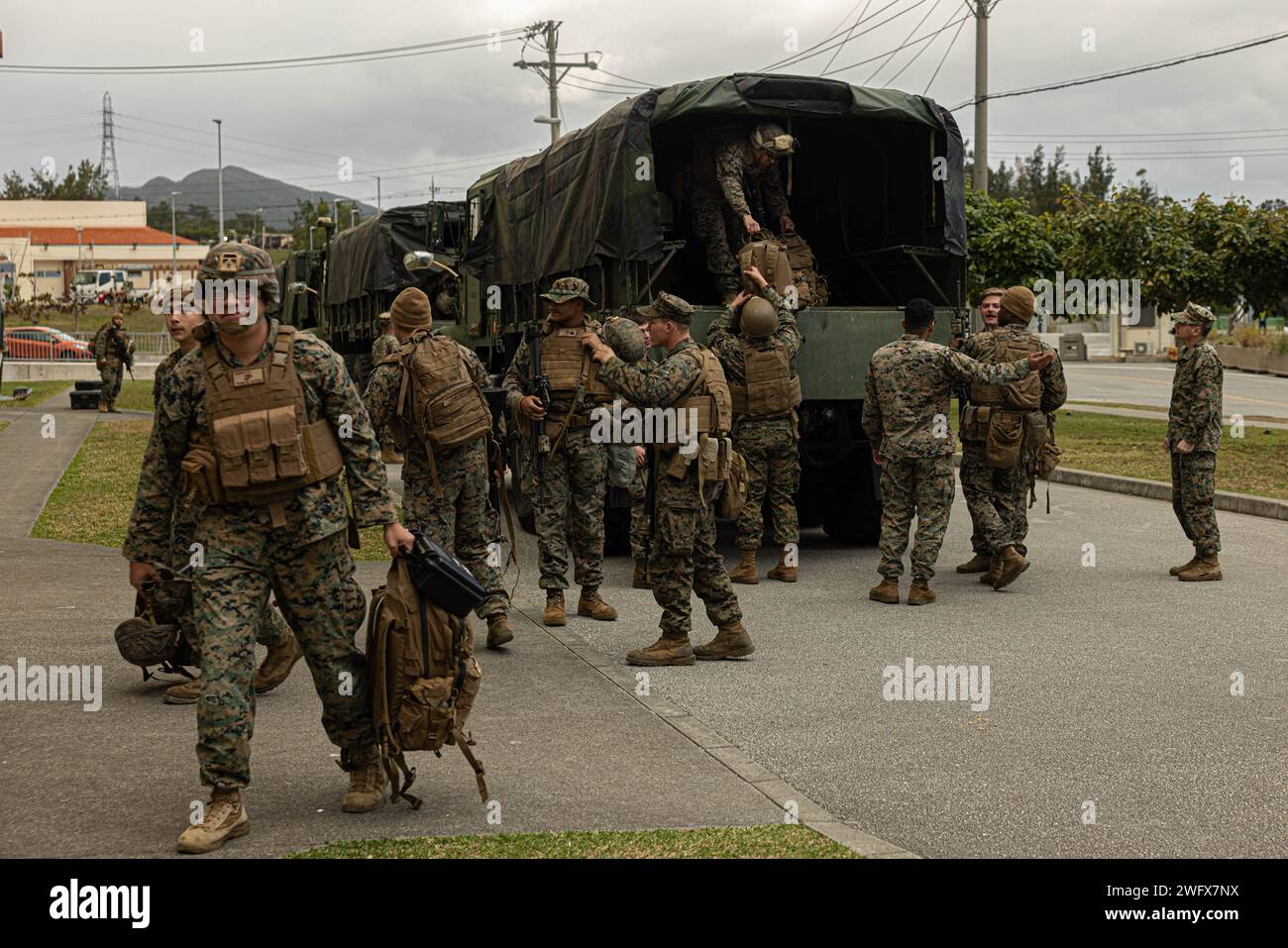 U.S. Marines with Combat Logistics Battalion 4, Combat Logistics ...