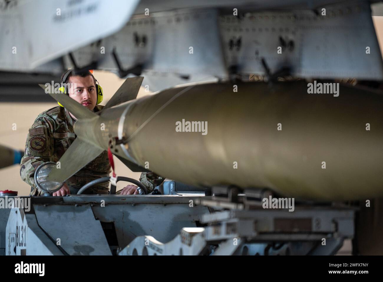 U.S. Air Force Airman 1st Class Aaron Bowie, 74th Fighter Generation ...