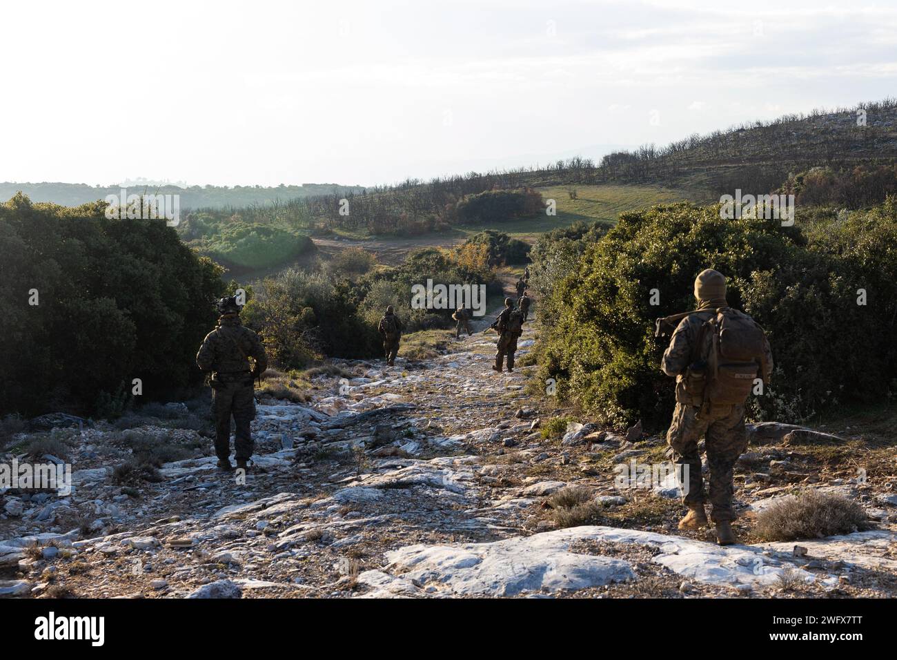 U.S. Marines of the 26th Marine Expeditionary Unit (Special Operations ...