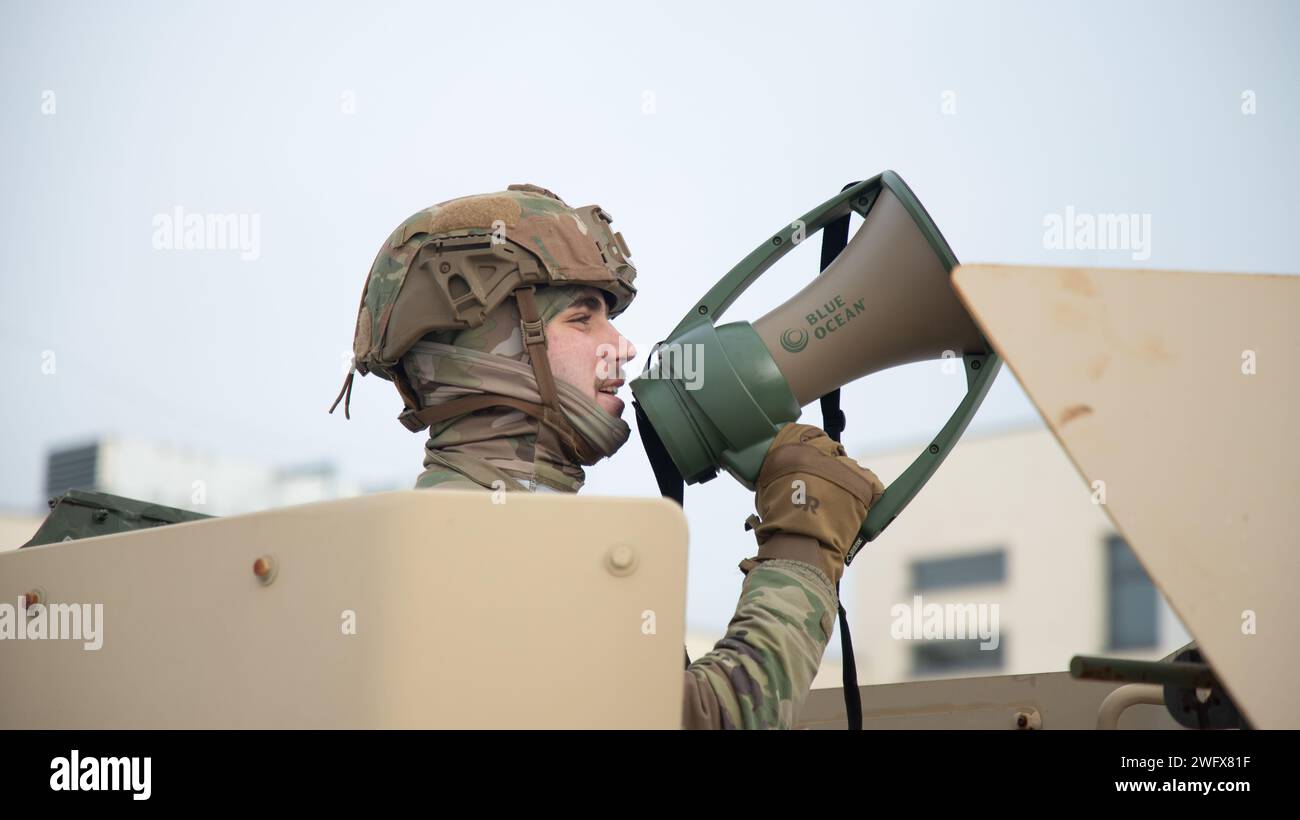 During the MASCAL exercise at the Drawsko Combat Training Center ...