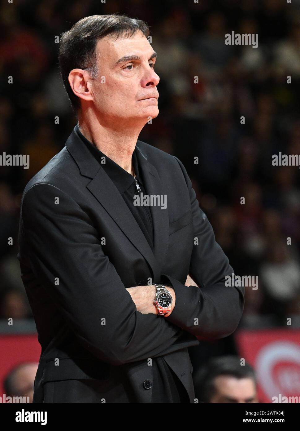 Munich, Germany. 01st Feb, 2024. Basketball: Euroleague, FC Bayern ...