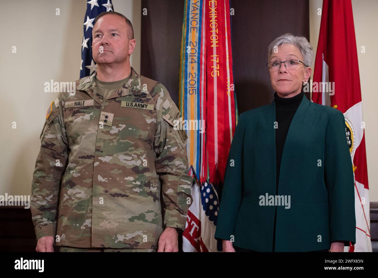 U.S Army Lt. Gen. Anthony R. Hale. Poses with his wife. In the Patriot ...