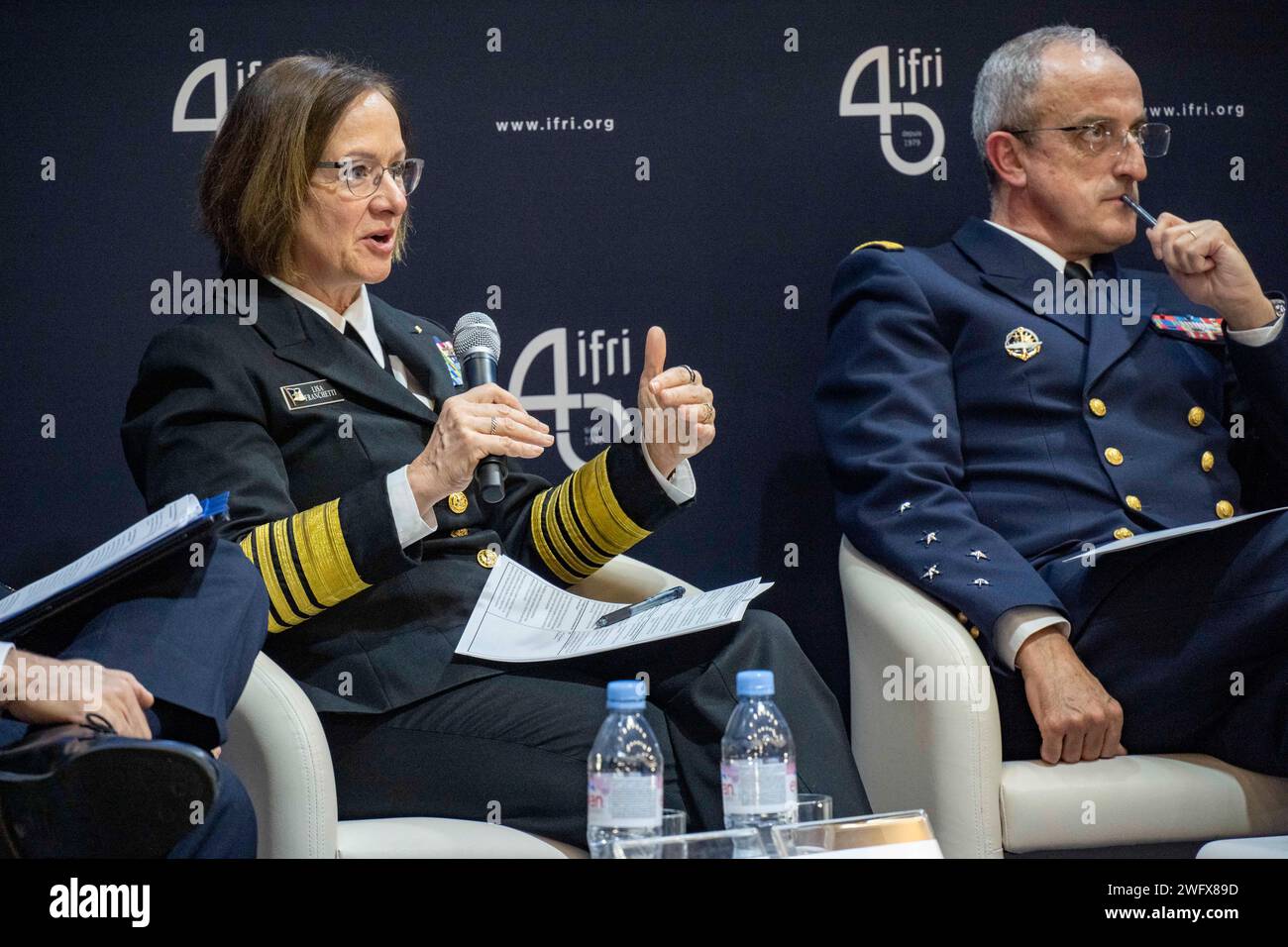 PARIS (Jan. 25, 2024) - Adm. Enrico Credendino, Chief of the Italian ...