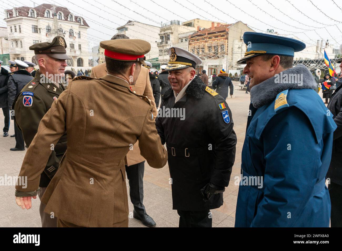 Brig. David Pack (left), British liaison and deputy commanding general ...