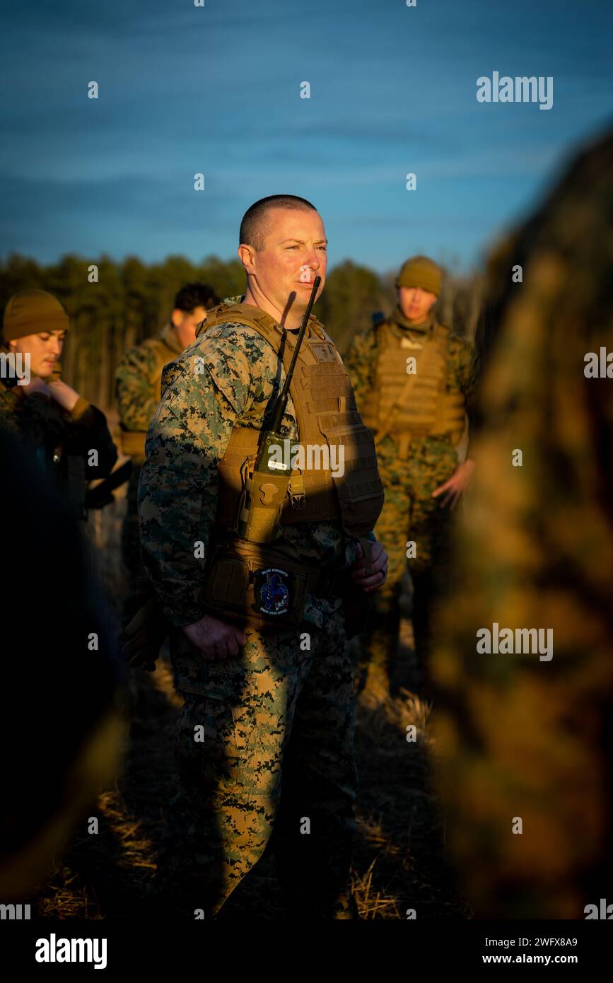 U.S. Marine Corps 1st Lt. Mateusz Kaczynski, a Marine air traffic ...