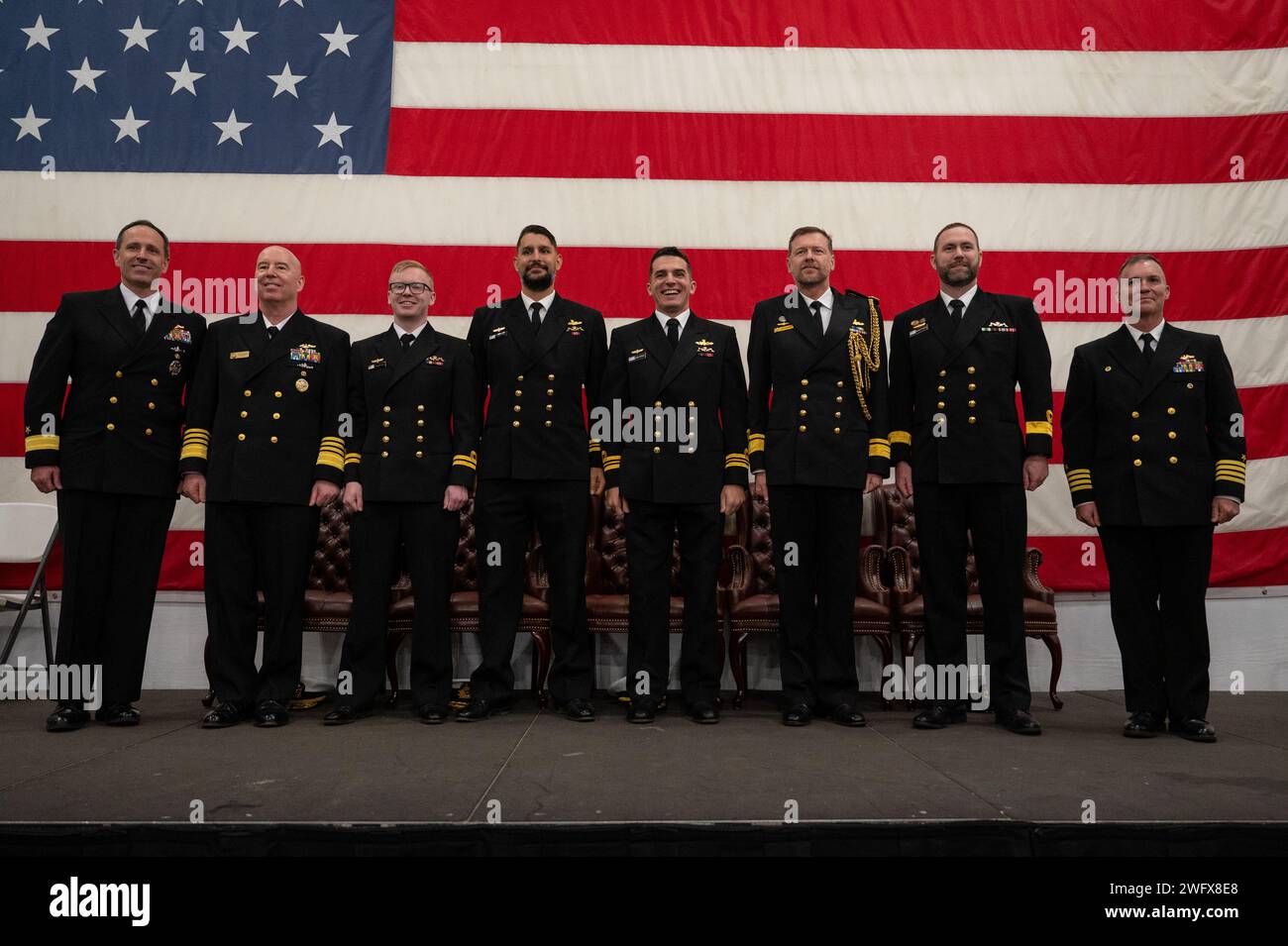 Royal Australian Navy Lt. William Hall (third from left), Lt. Cmdr ...