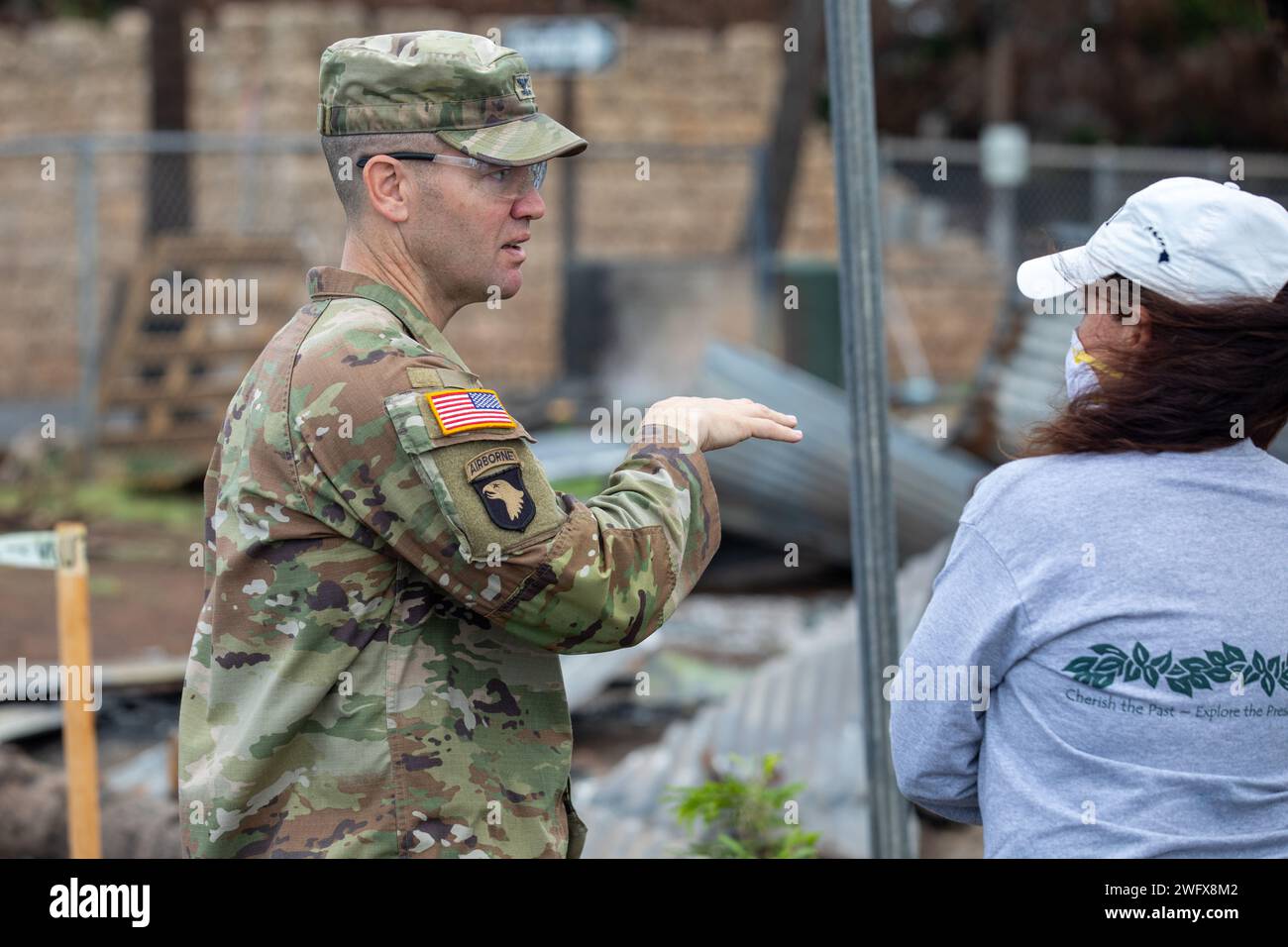 Col. Jesse Curry, commander, Hawaii Wildfires Recovery Field Office, U ...