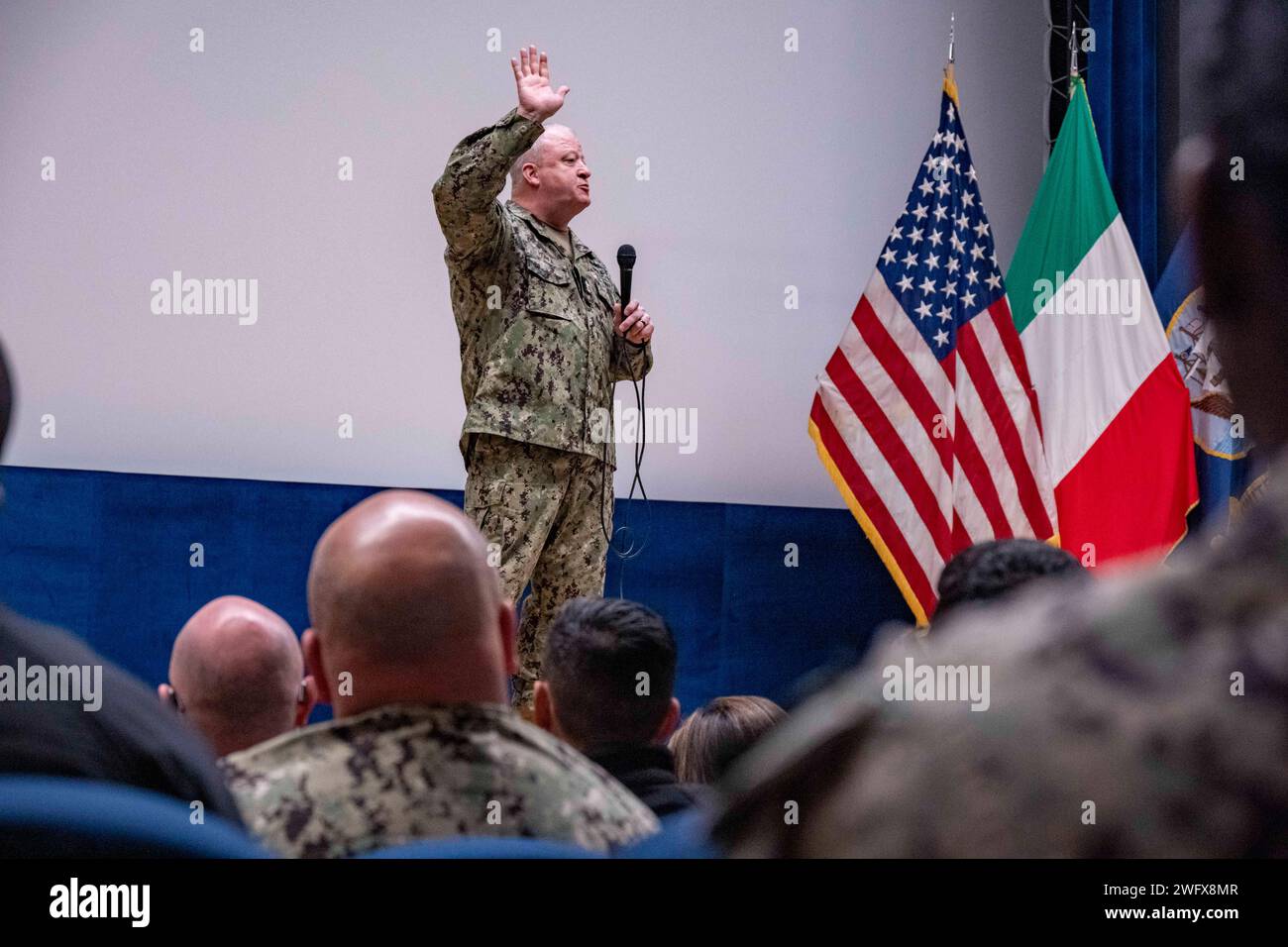 NAPLES, Italy (Jan. 22, 2024) - Master Chief Petty Officer of the Navy ...