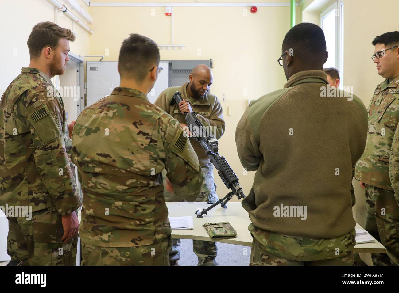 U.S. Army Soldiers assigned to the 3rd Division Sustainment Brigade ...