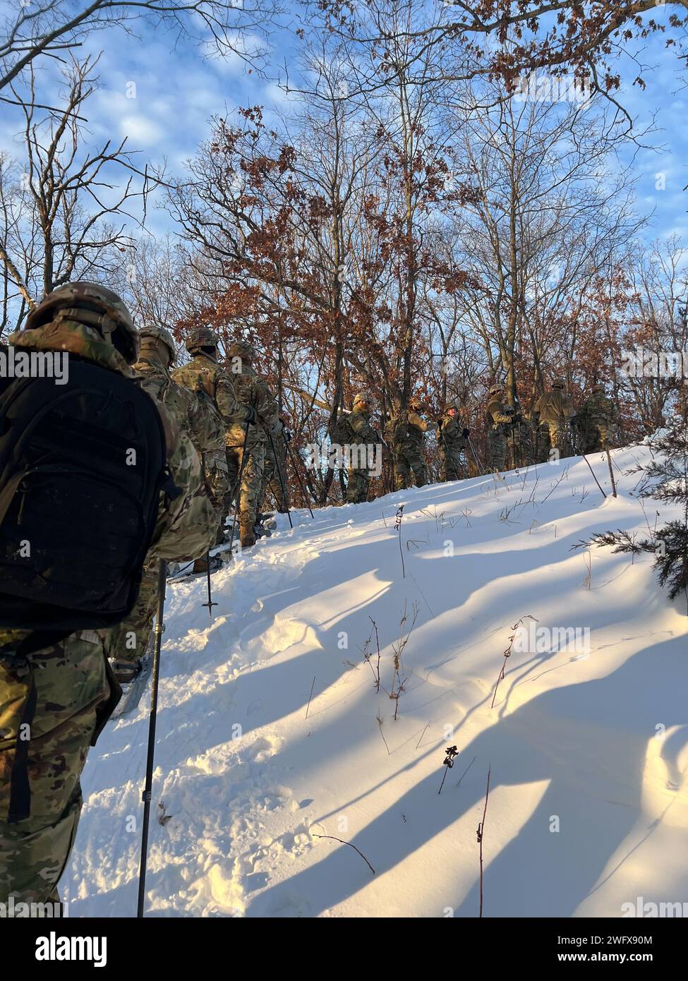 U.S. Army Reserve Soldiers from the 88th Readiness Division ascend the ...