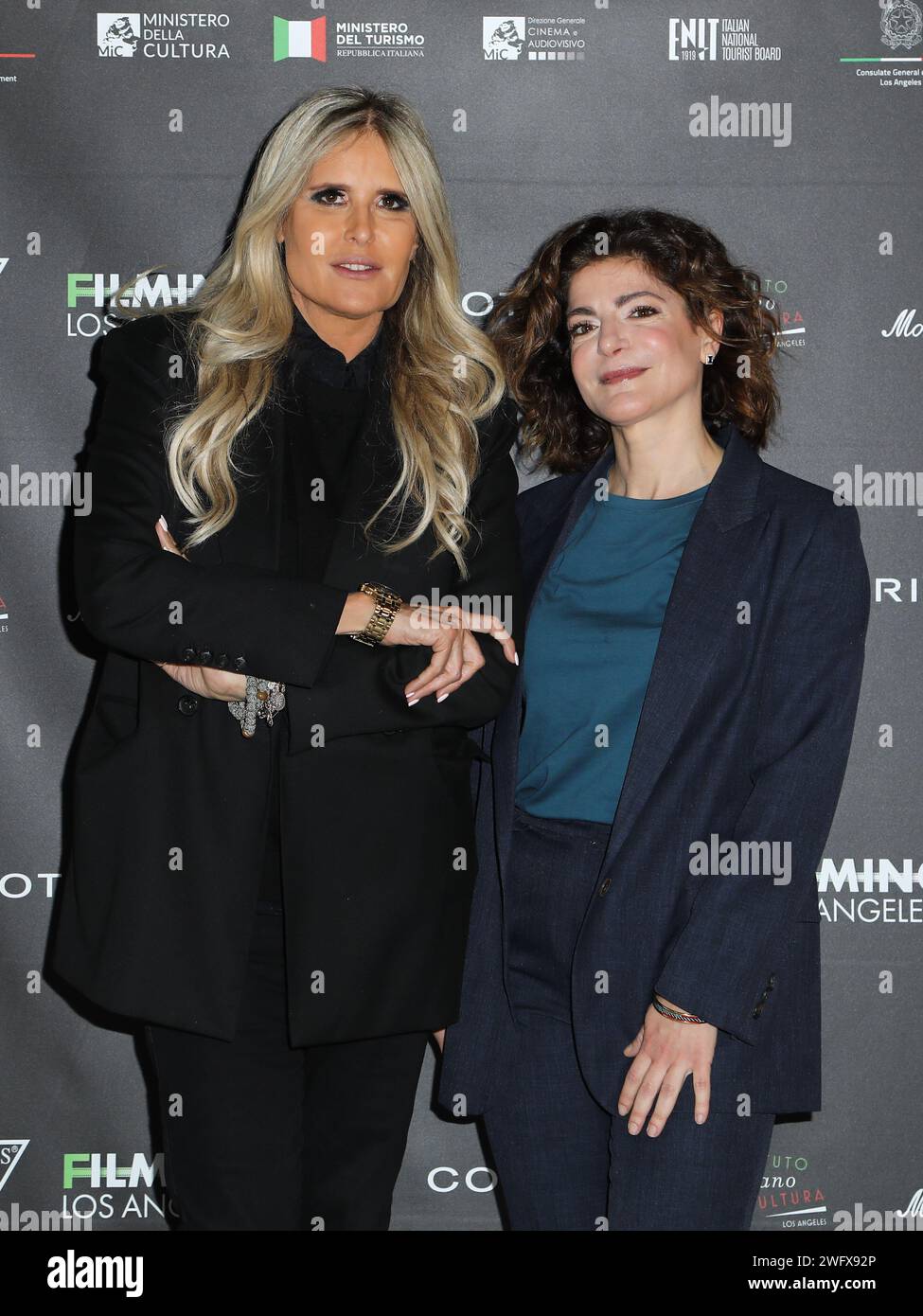 Rome, Italy. 01st Feb, 2024. Rome, Anica headquarters, photocall ...