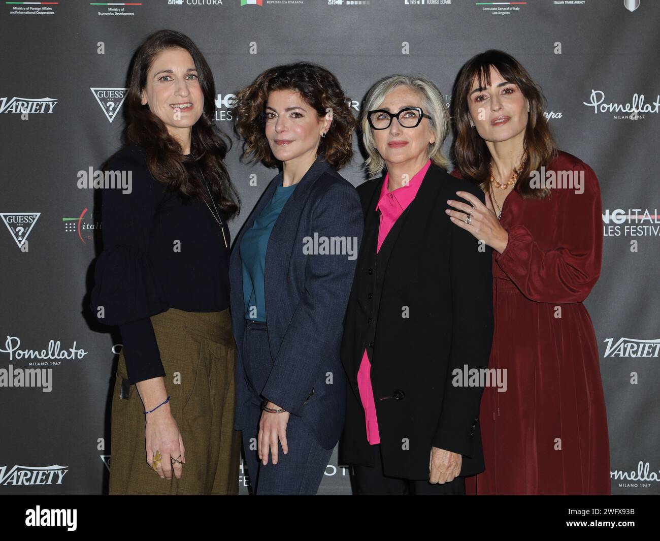 Rome, Italy. 01st Feb, 2024. Rome, Anica headquarters, photocall ...