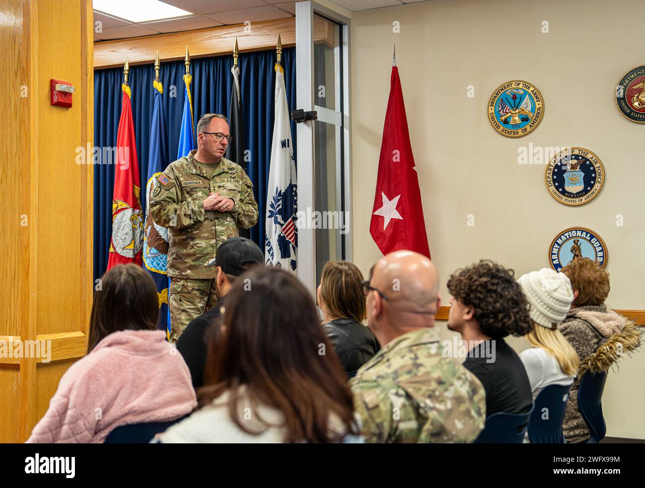 U.S. Army Maj. Gen. James P. Isenhower III, commanding general of the ...